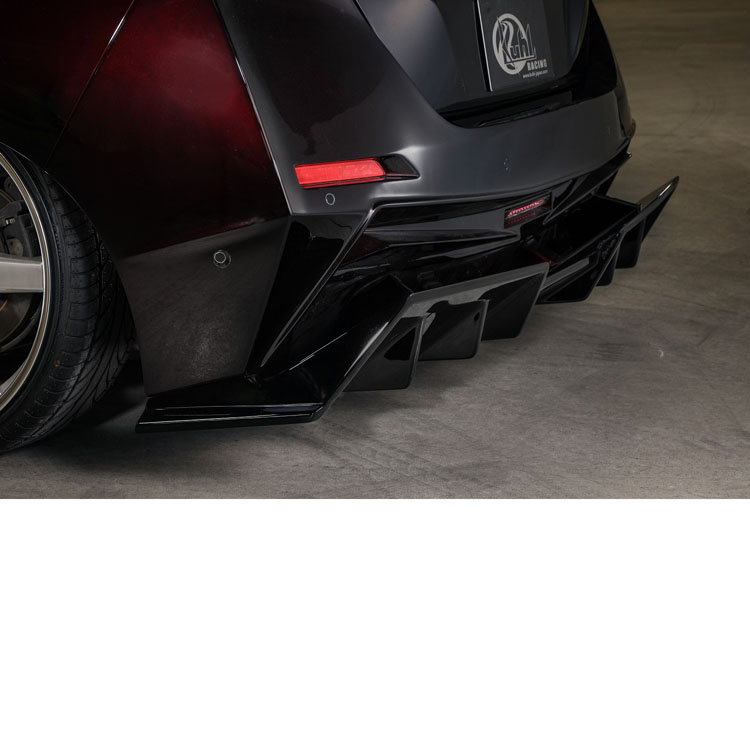 Kuhl Racing EM57-GT Rear Floating Diffuser (FRP) for Nissan Leaf (ZE1) 2018-2022 | Miami FL ...